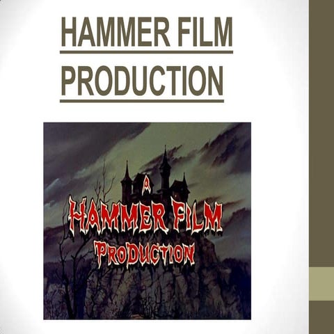 Hammer film productions and conventions | PPTX