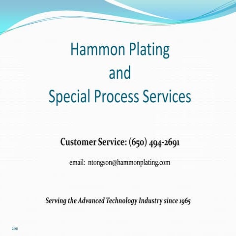 Hammon Plating And Services Linkedin | PPT