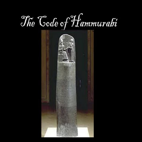 Hammurabi's Code | PPT