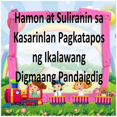 Araling panlipunan (Mga hamon ng nagsasariling bansa) | PPTX