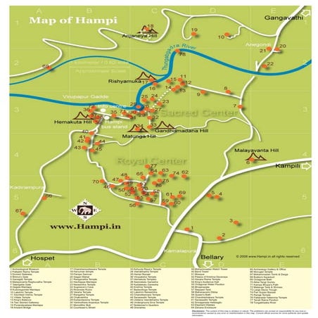 Hampi Map | PDF