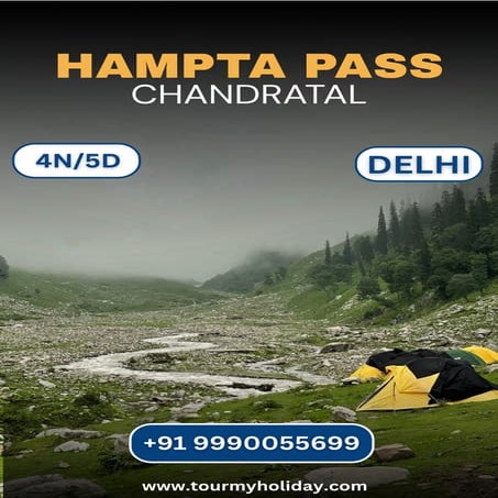 Hampta Pass Tour Package – Himalayan Trek | PDF