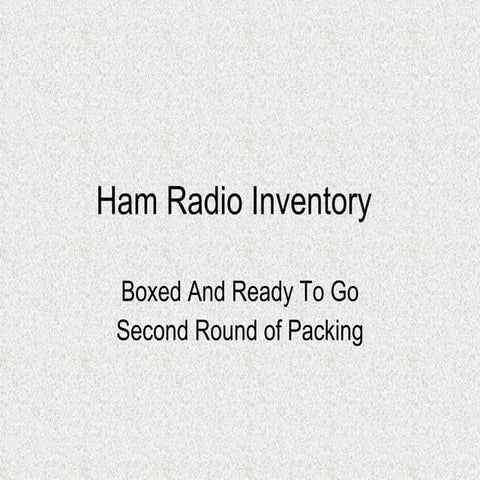 Ham Radio Inventory Batch 2 | PPT
