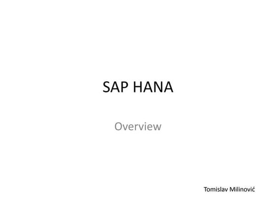 Sap abap on hana | DOCX | Databases | Computer Software and Applications