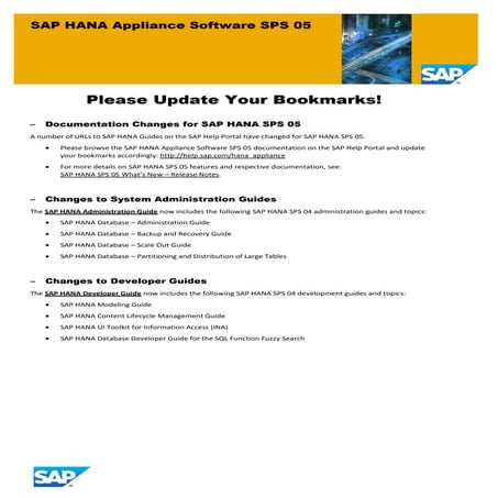SAP Hana administrator notes | PDF