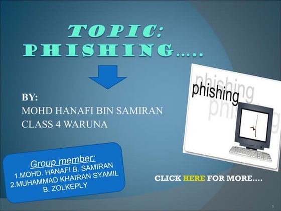 Phishing Attack Awareness and Prevention | PPT