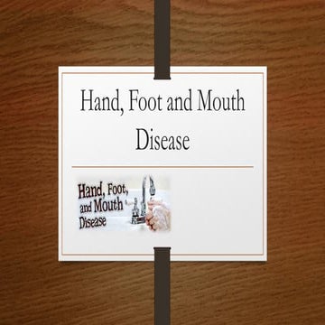 Hand-Foot-and-Mouth-Disease lesson yes thank you | PDF