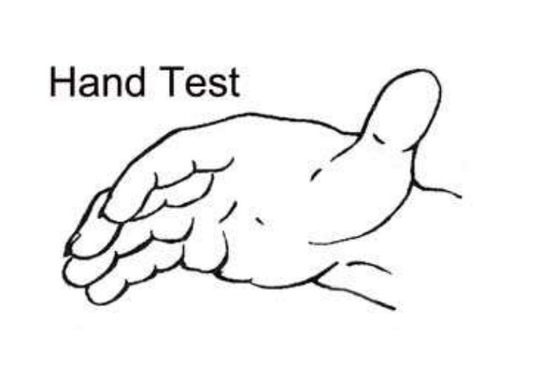 Hand test