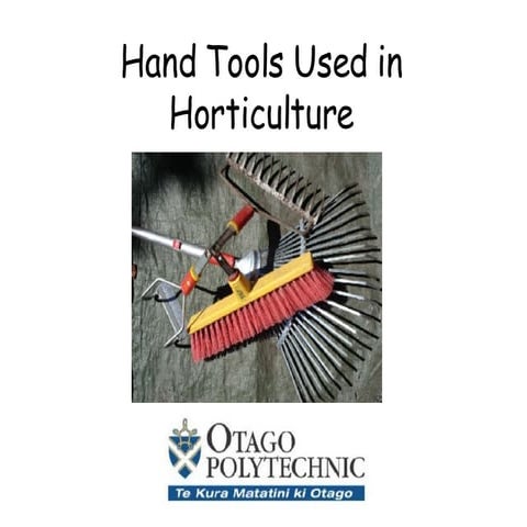 Horticulture Safety Equipment | PPT