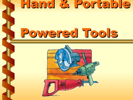 Safety procedures in using hand tools and equipment | PPTX | Medical Health