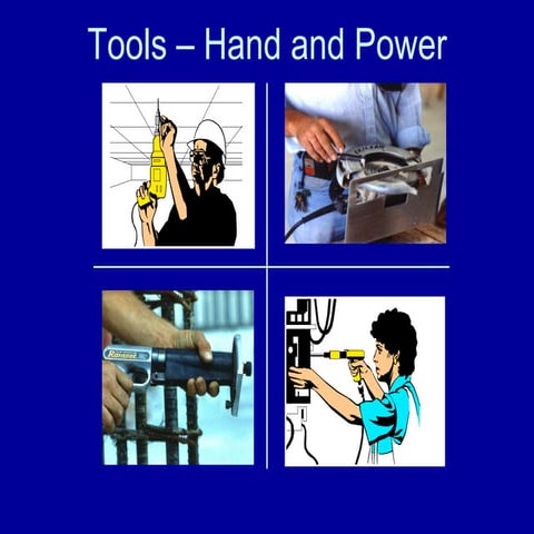 Hand and power tool safety power point | PPT