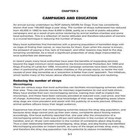 Handbook chapter 5 | PDF | Dogs | Pets