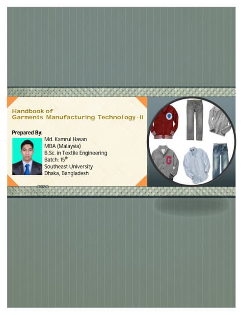Garment manufacturing process: from fabric to finished apparel products ...