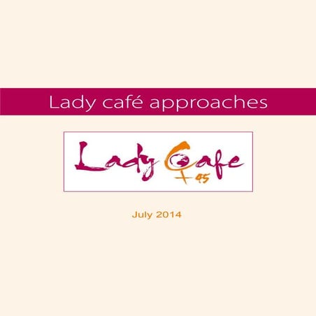 Lady Cafe, handbook | PDF