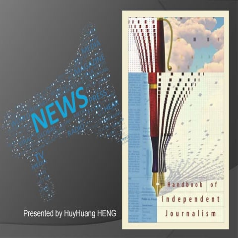 "Handbook of Independent Journalism" Summary | PPTX