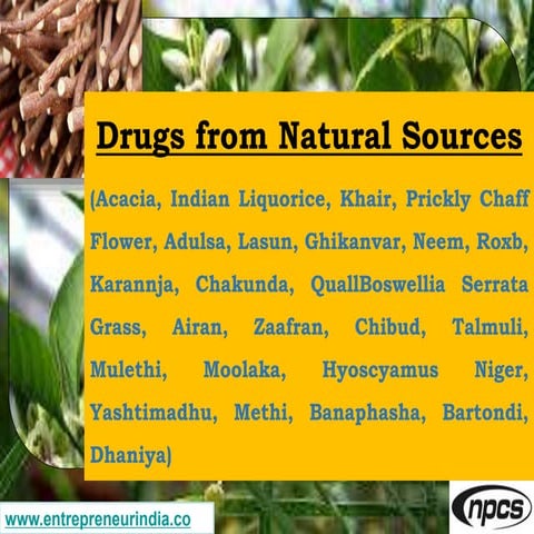Drugs from Natural Sources | PPTX