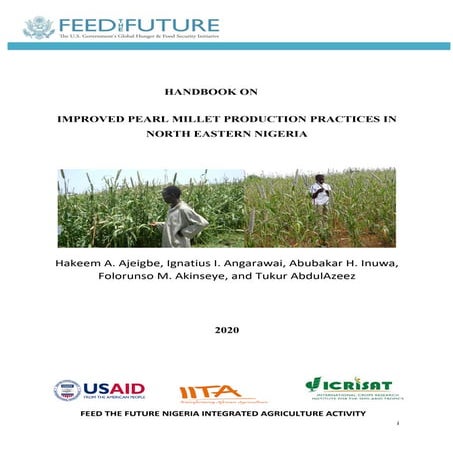Handbook on improved pearl millet production practices in North Eastern Nigeria- Feed the Future ...