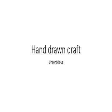 Hand drawn draft | PPT