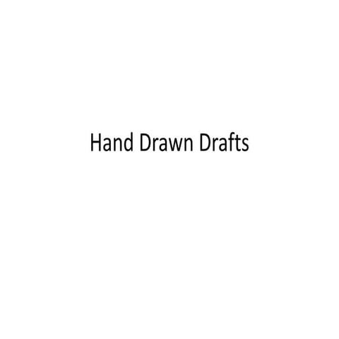 Hand drawn drafts | PPTX
