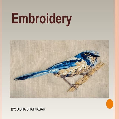 Hand embroidery | PPT