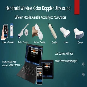 Handheld Wireless Color Doppler Ultrasound | PPTX