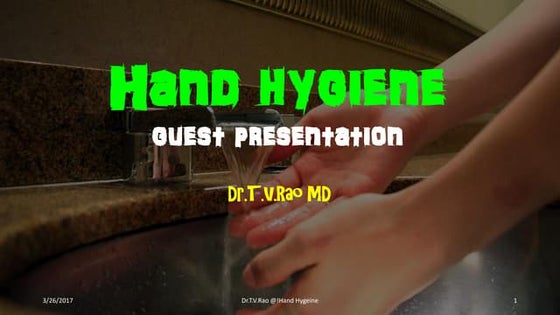 HCSW Hand Hygiene Competency | PPTX