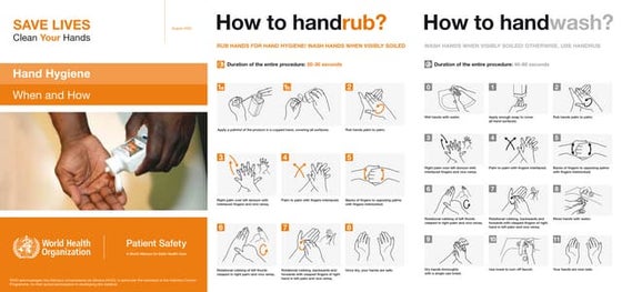 Poster How to Handwash Ministry of Health Malaysia | PDF