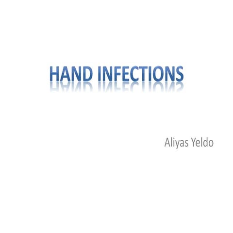 Acute Hand infections | PPTX