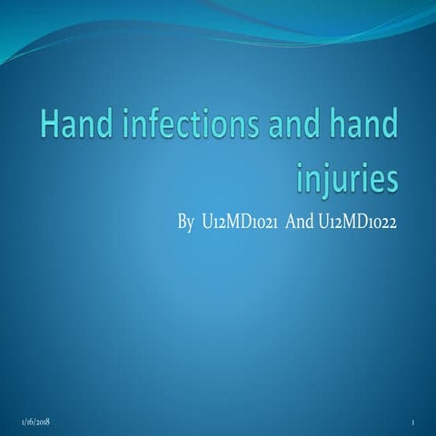 Hand injuries