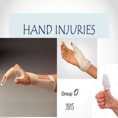 Hand trauma - soft tissue injuries overview ,principles of management