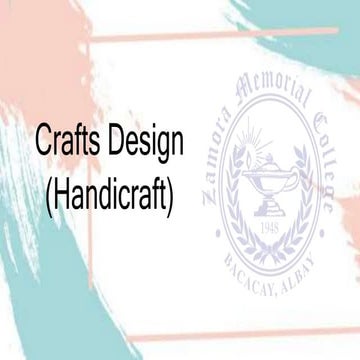 Craft Design Handicrafts Orientation.pptx
