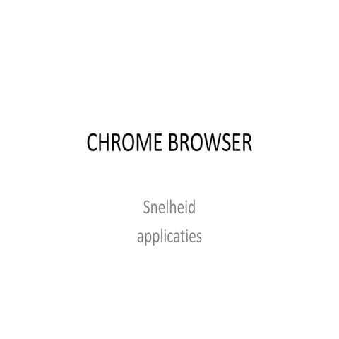 Handleiding chrome browser | PPT