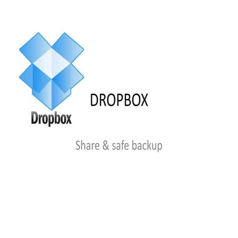 Handleiding dropbox | PPT