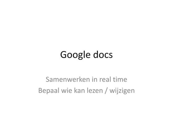 Handleiding chrome browser | PPTX