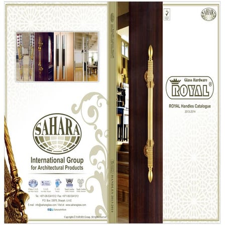 Sahara Glass Handles Catalogue | PDF
