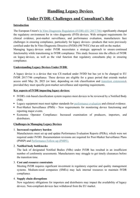 Risk Management and Risk Analysis Techniques for IVD and Non IVD ...