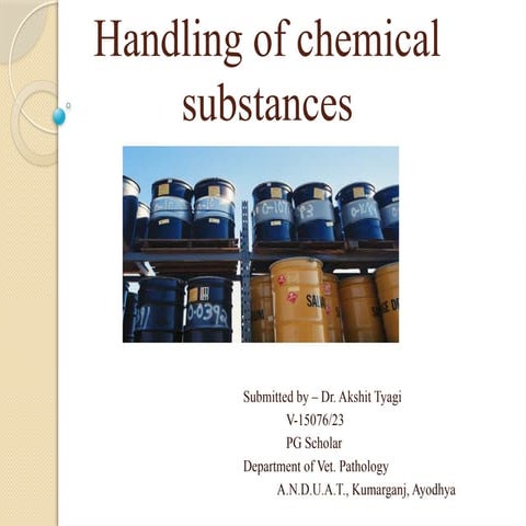 Safe Chemical handling | PPT