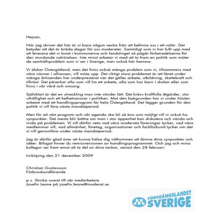 Handlingsprogram, remiss | PDF