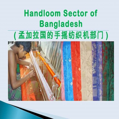 Handloom Sector in Bangladesh | PPT