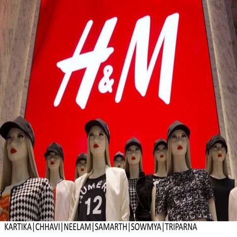 Merchandising mix of H & M.;Also Pricing,Innovation and Marketing. | PPTX