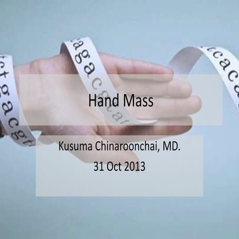 Hand mass: General basic | PPTX