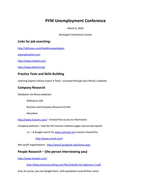 Business Plan Toolkit -Additional resources handout | PDF