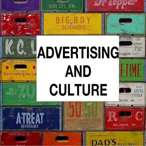 Advertising and culture | PPT