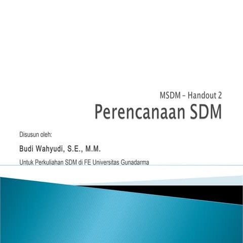 Handout 2-perencanaan-sdm | PPT
