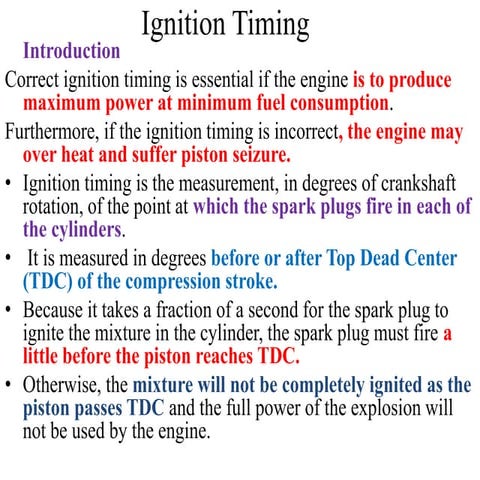 Transistor ignition system | PPTX