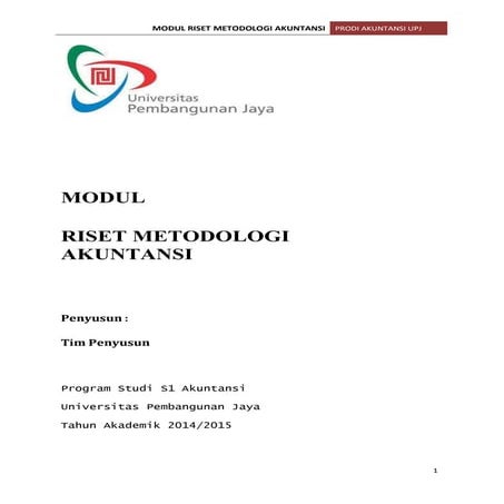 Metode Risat Akuntansi Keperilakuan | PPTX