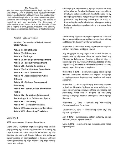 AP 6 Ang Pananakop ng mga Hapones sa Pilipinas | PDF