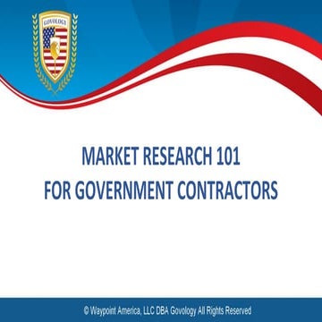Federal Contractors Basic Marketing Guide | PPTX