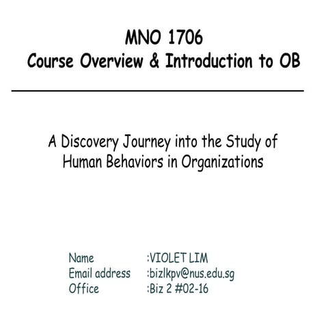 Handout 1 Week 2 Introduction too OB.ppt