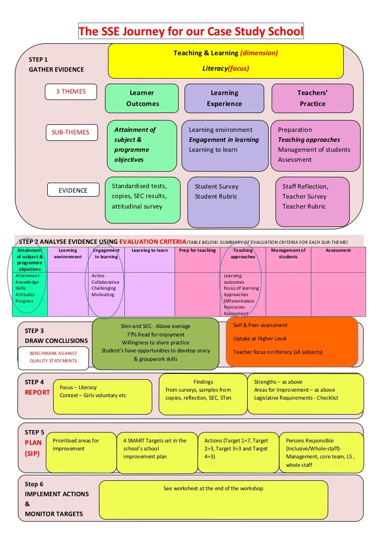 Handout 2: SSE case study: The SSE journey for our case study school